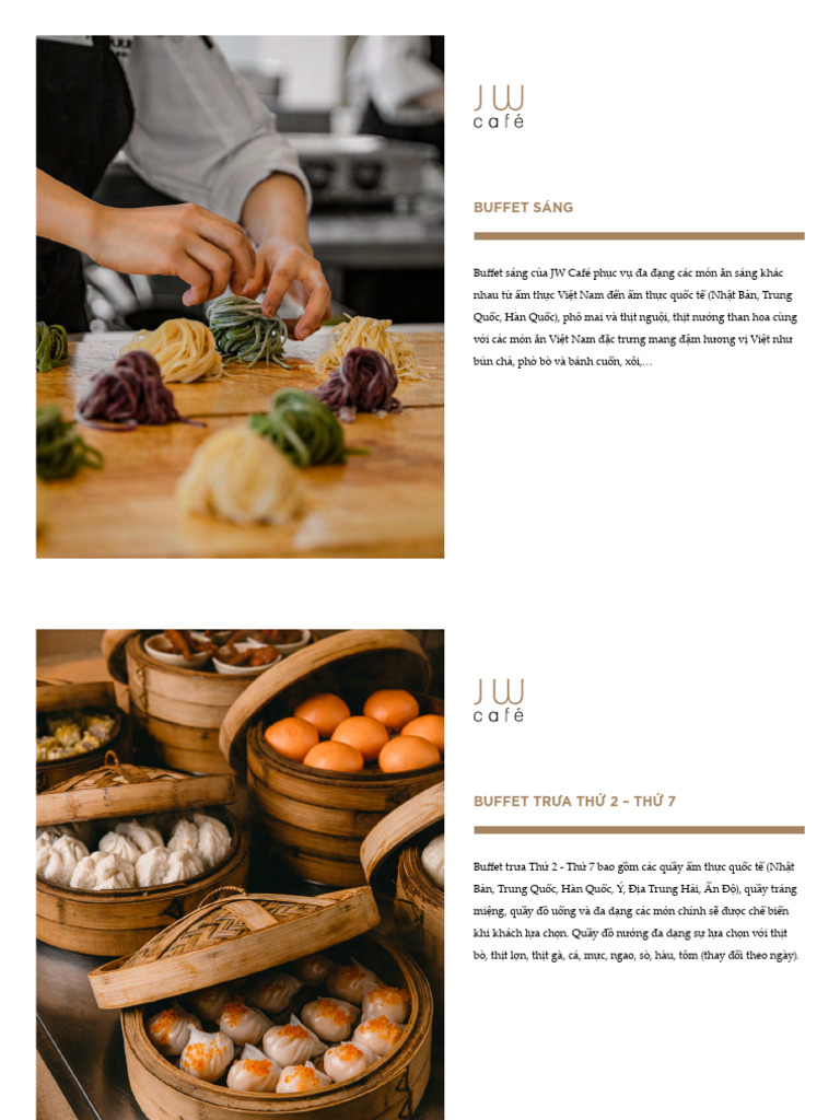 Buffet Menu 2024 | PDF