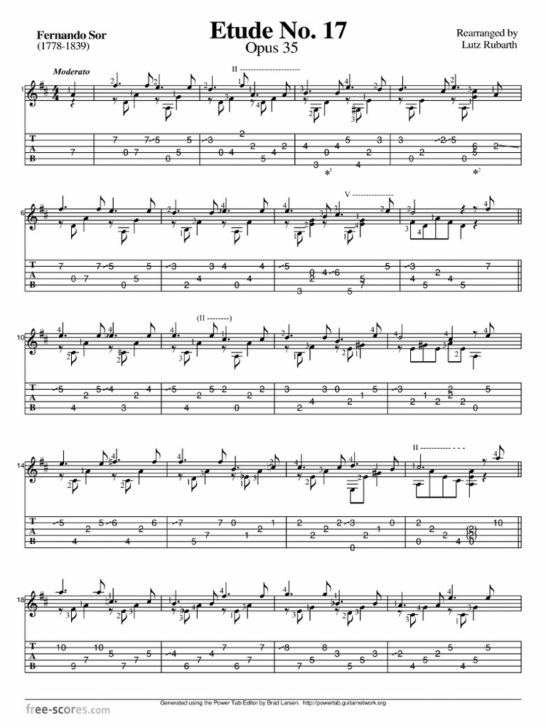 (Free Scores - Com) - Sor Fernando Estudio 221159 | PDF