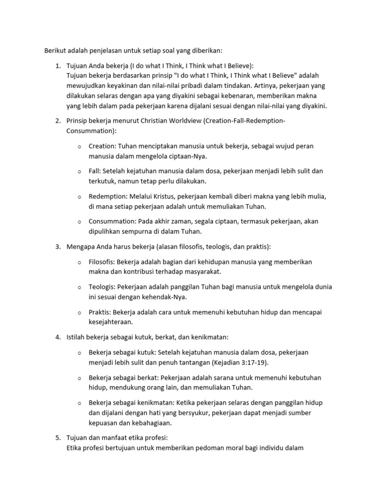 Lat Soal Etprof 1 | PDF