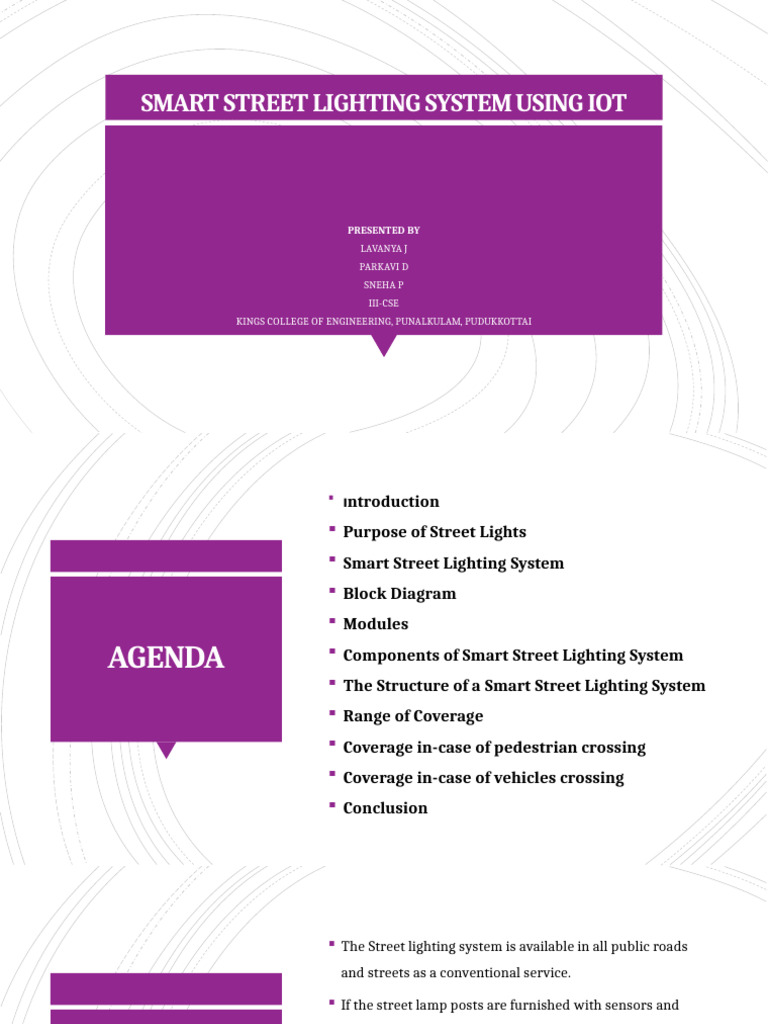 STREET LIGHT SYSTEM USING IOT | PDF