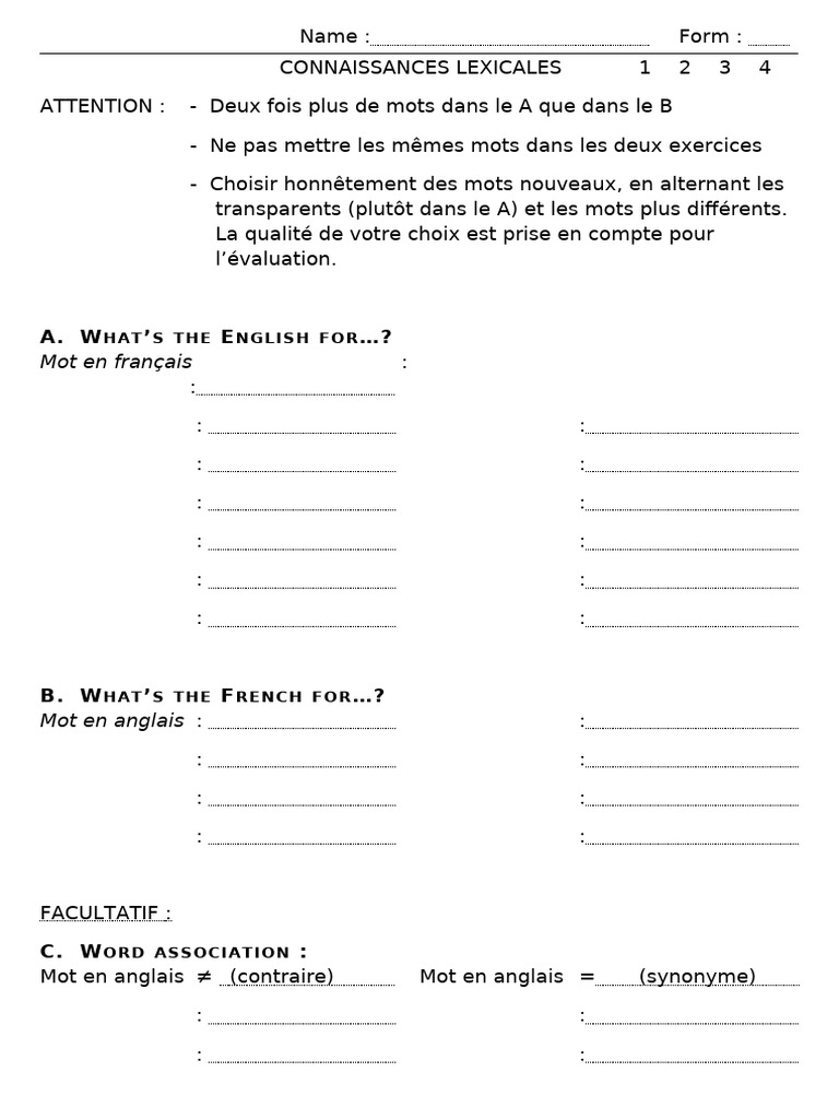 Comp Eval Lex Auto 3 | PDF