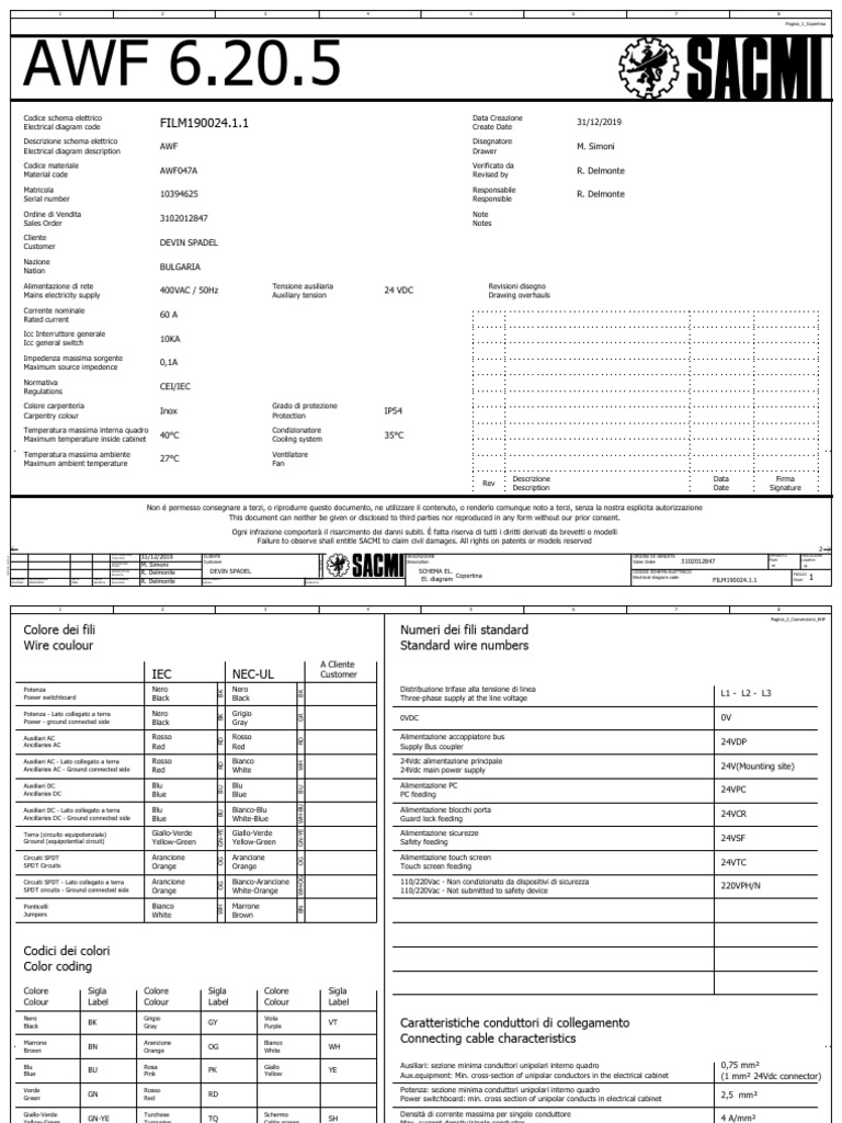 FILLER 10394625 FQ12U001A - IT-En Electrical Diagram | PDF
