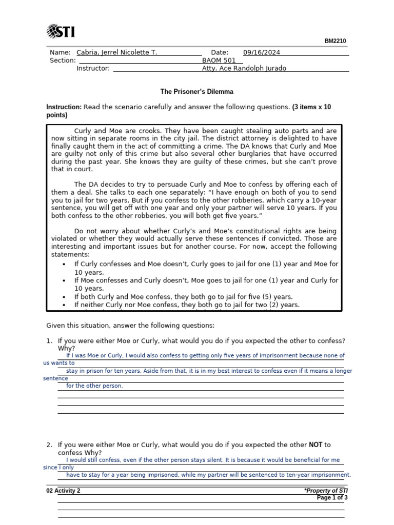 CABRIA - 02 - Activity - 2 (10) (Good Governance) | PDF