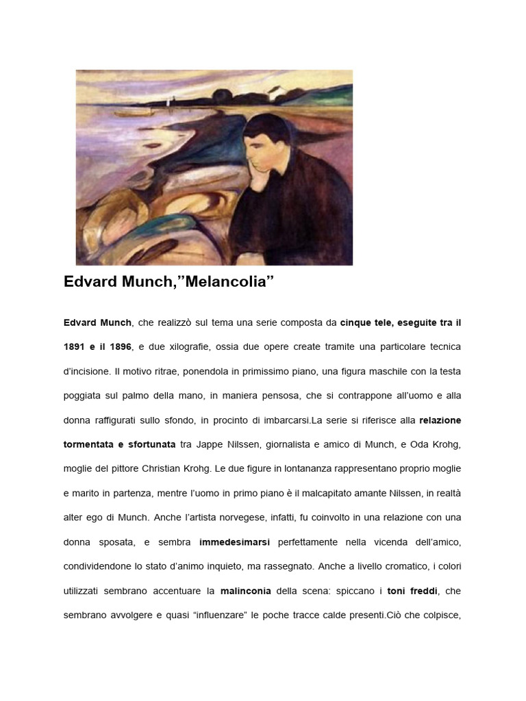 malinconia Munch | PDF