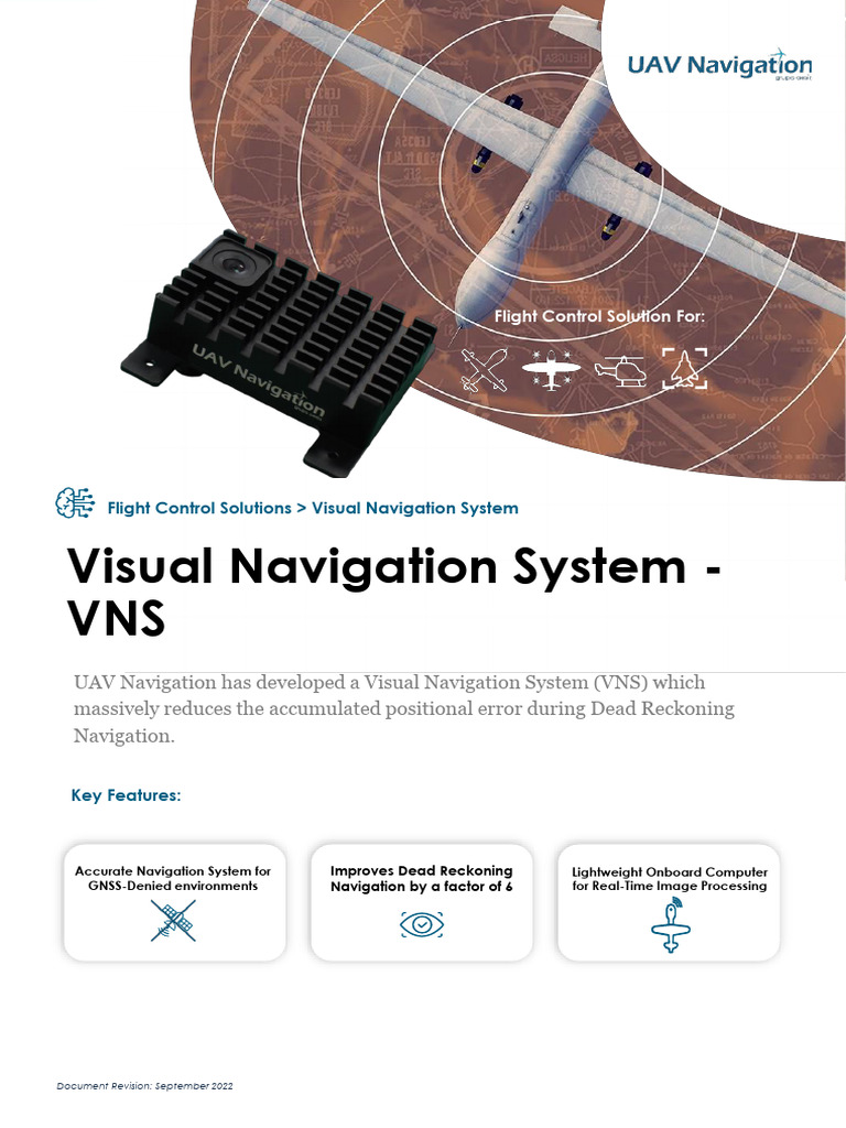 Visual Navigation System for UAS | PDF | Unmanned Aerial Vehicle ...