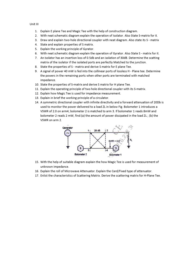 RMT Question Bank Unit 3 and 4 | PDF