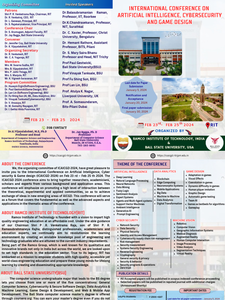 ICAICGD Conference Brochure | PDF