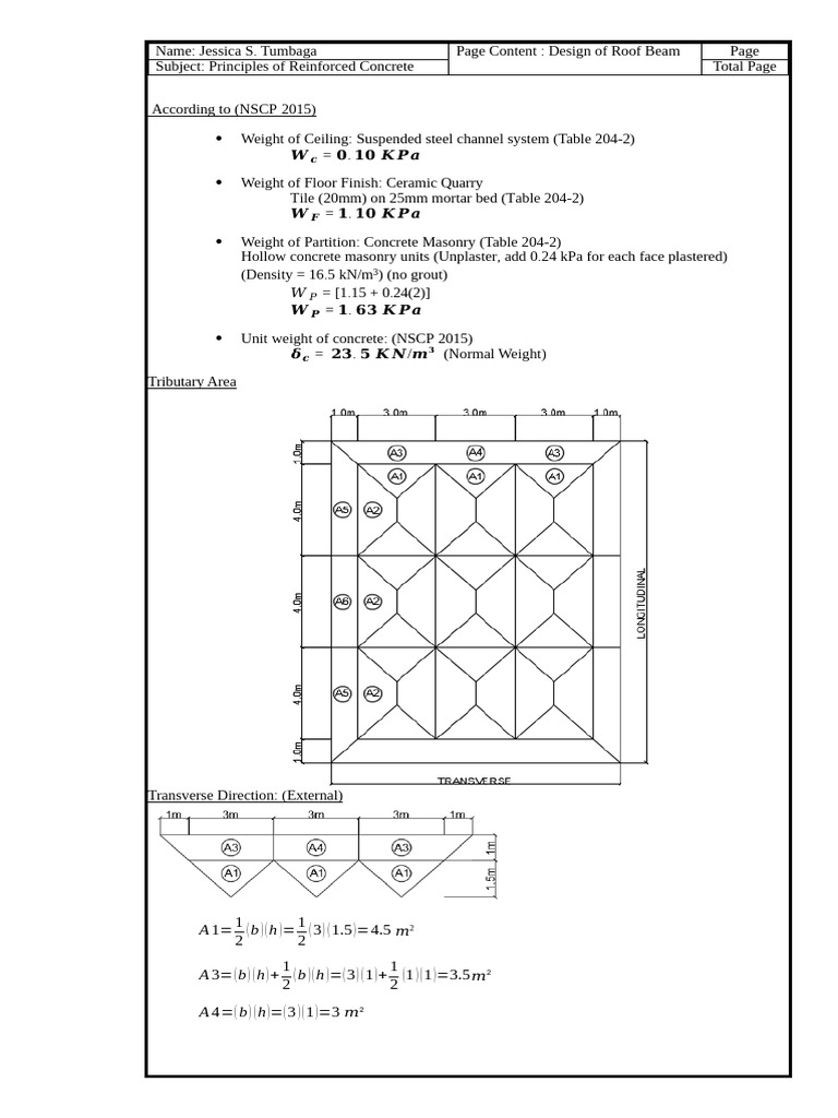 Design of Roof Beam | PDF | Beam (Structure) | Technology & Engineering
