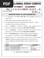 Class 11 PCB Syllabus | PDF
