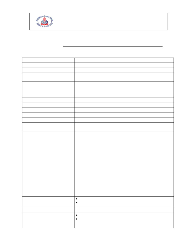 UPdated DLD Theory Outline Spring 2023 | PDF
