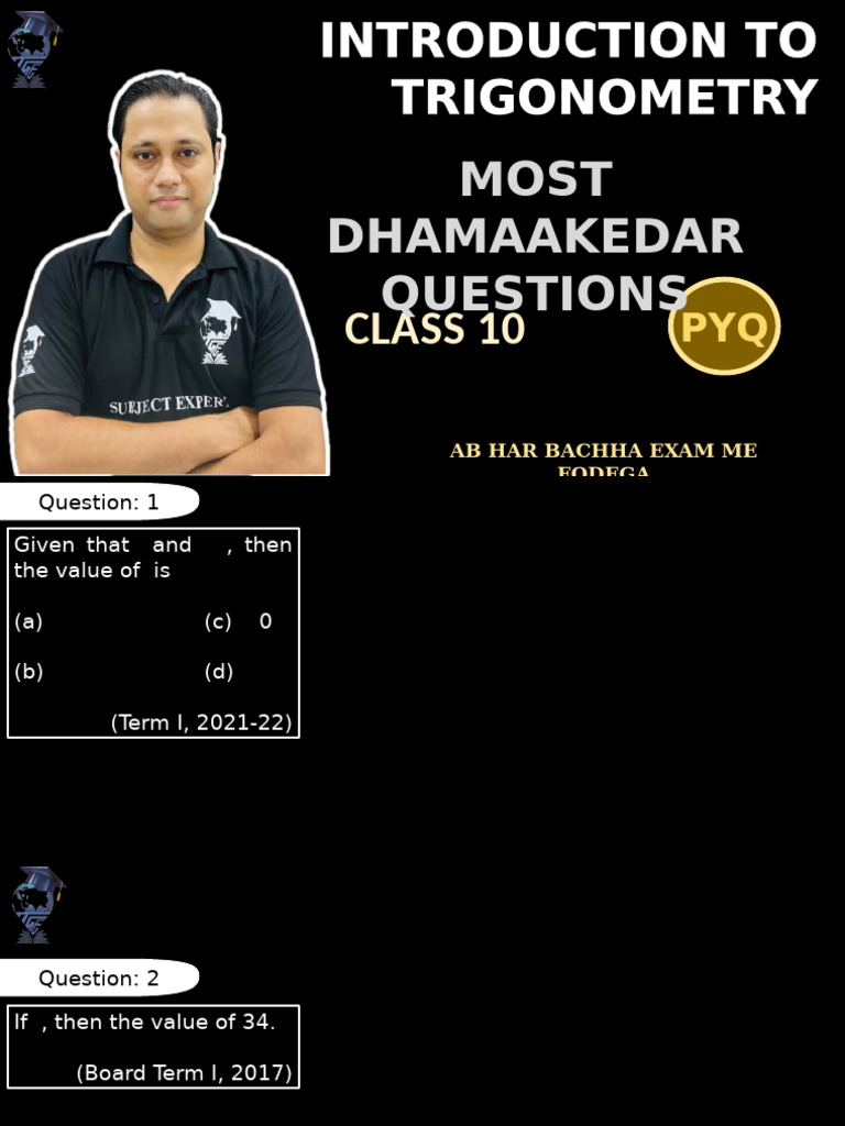 Introduction To Trigonometry Part 1 | PDF