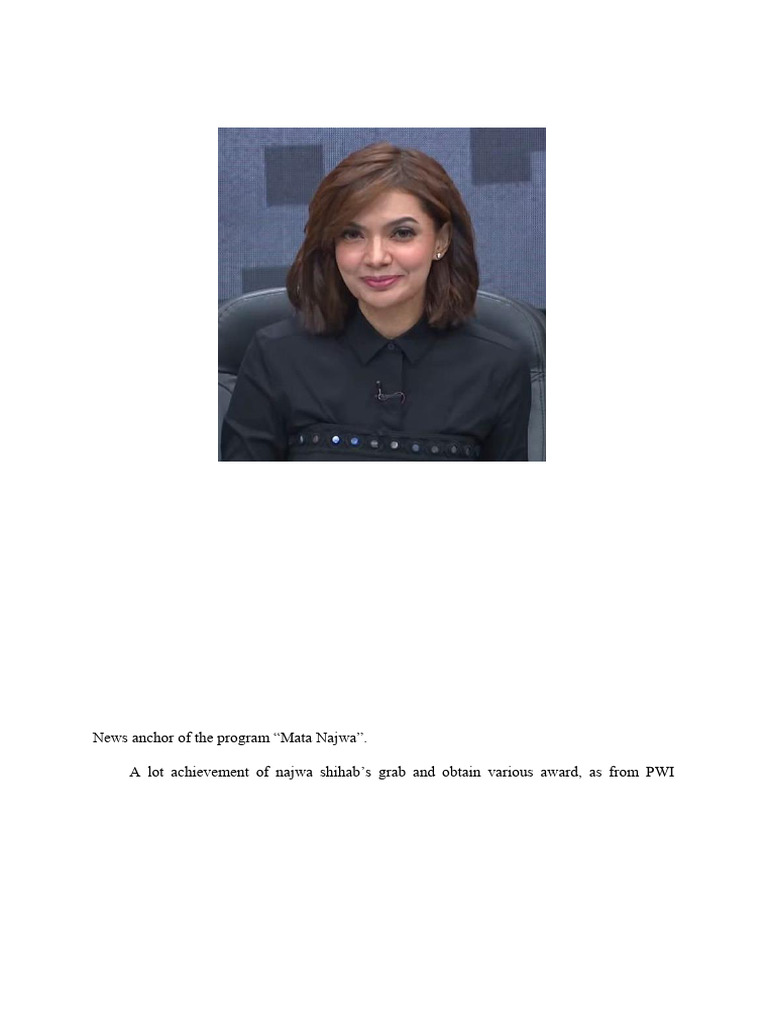 Biography of Najwa Shihab | PDF