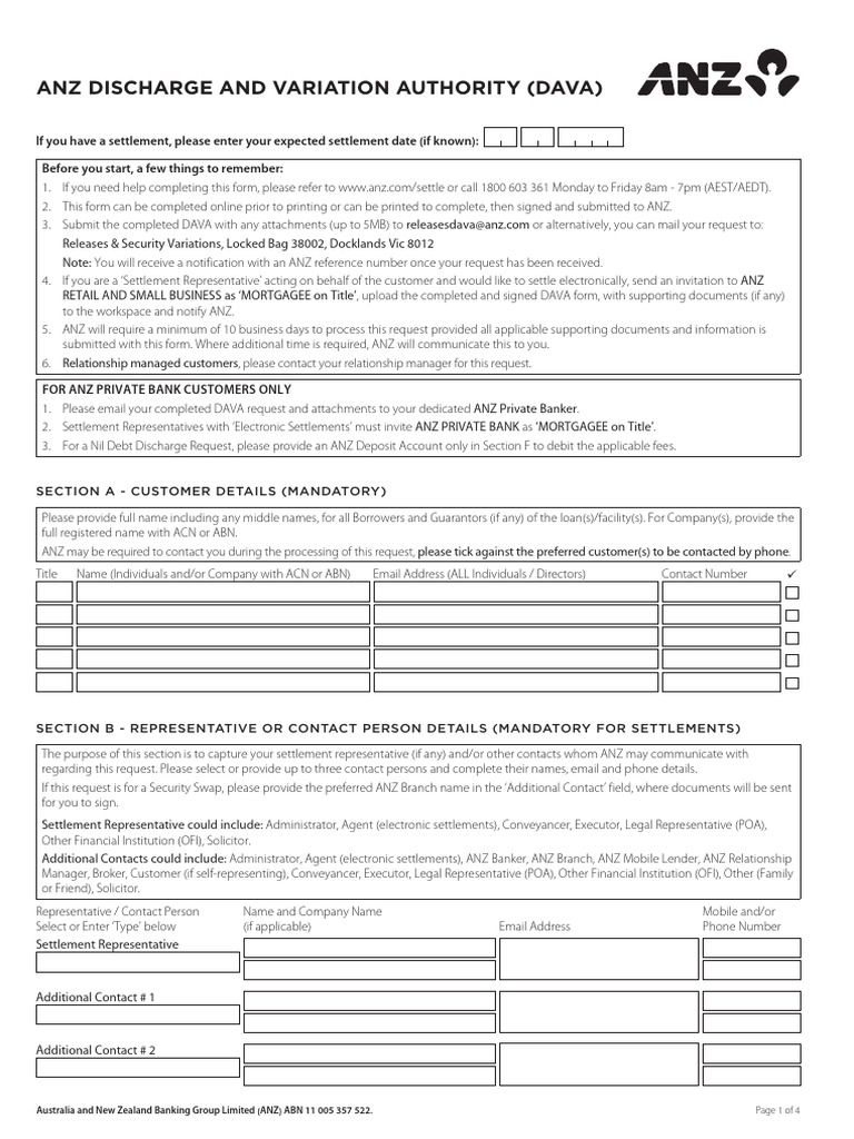 anz-discharge-and-variation-form | PDF