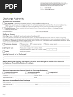 Discharge BankWest | PDF