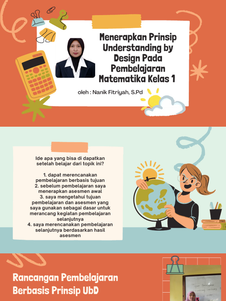 Menerapkan Prinsip Understanding by Design Pada Pembelajaran Matematika Kelas 1-1 | PDF