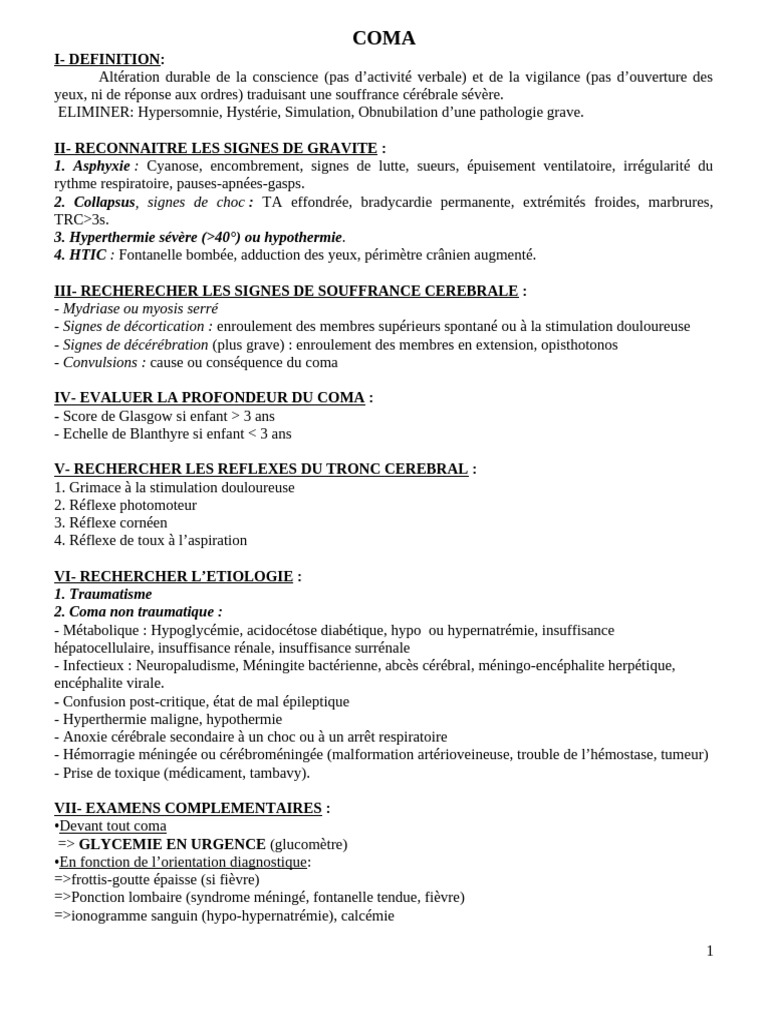 Coma Doc Pdf