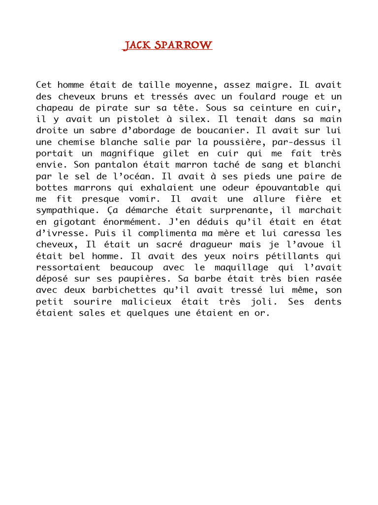 jack sparrow | PDF