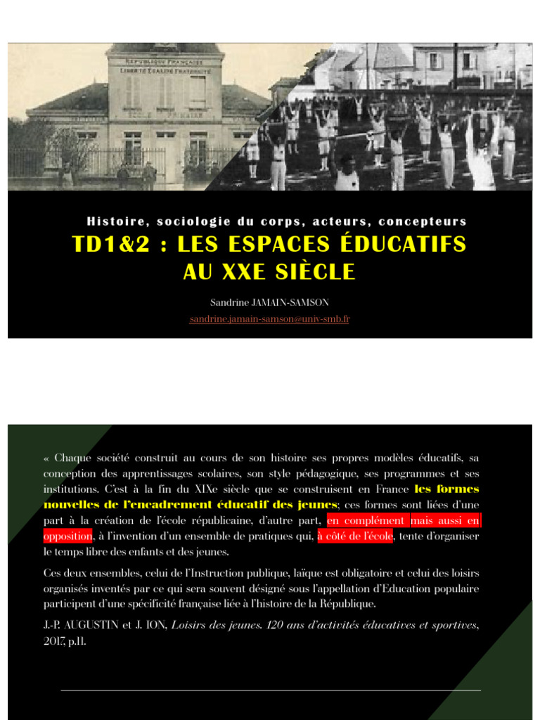 TD1-2 Histoire L3 SJS2024 | PDF