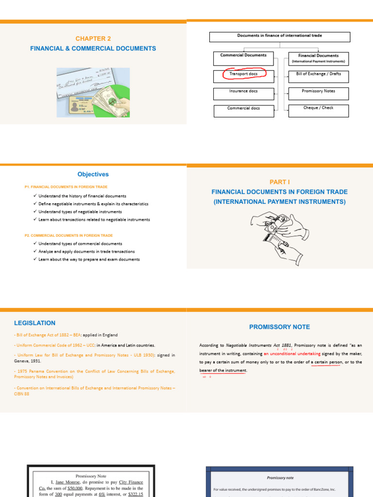 CHAPTER 2_FINANCIAL AND COMMERCIAL DOCUMENTS | PDF