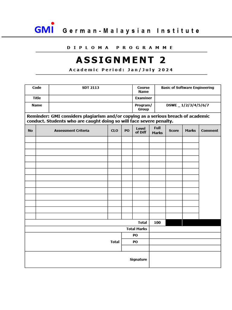 PBL Assignment 2 | PDF