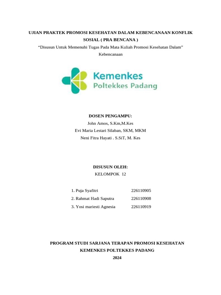 KEL 12 KEBENCANAAN | PDF