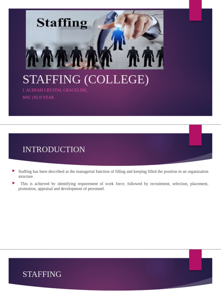 Staffing | PDF