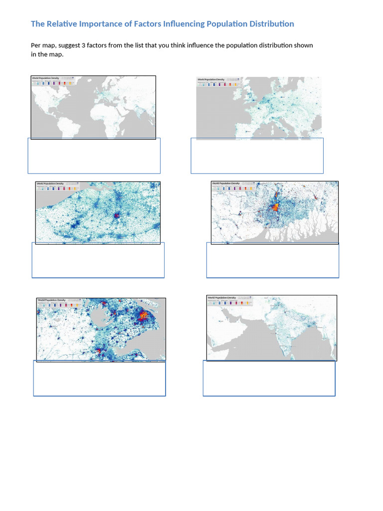 001_-_World_Population_Distribution_-_worksheet_B | PDF