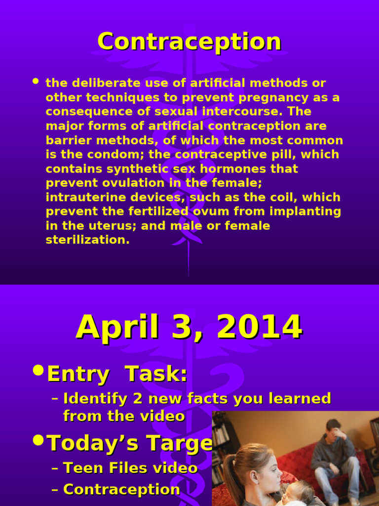 Contraception-PPT | PDF