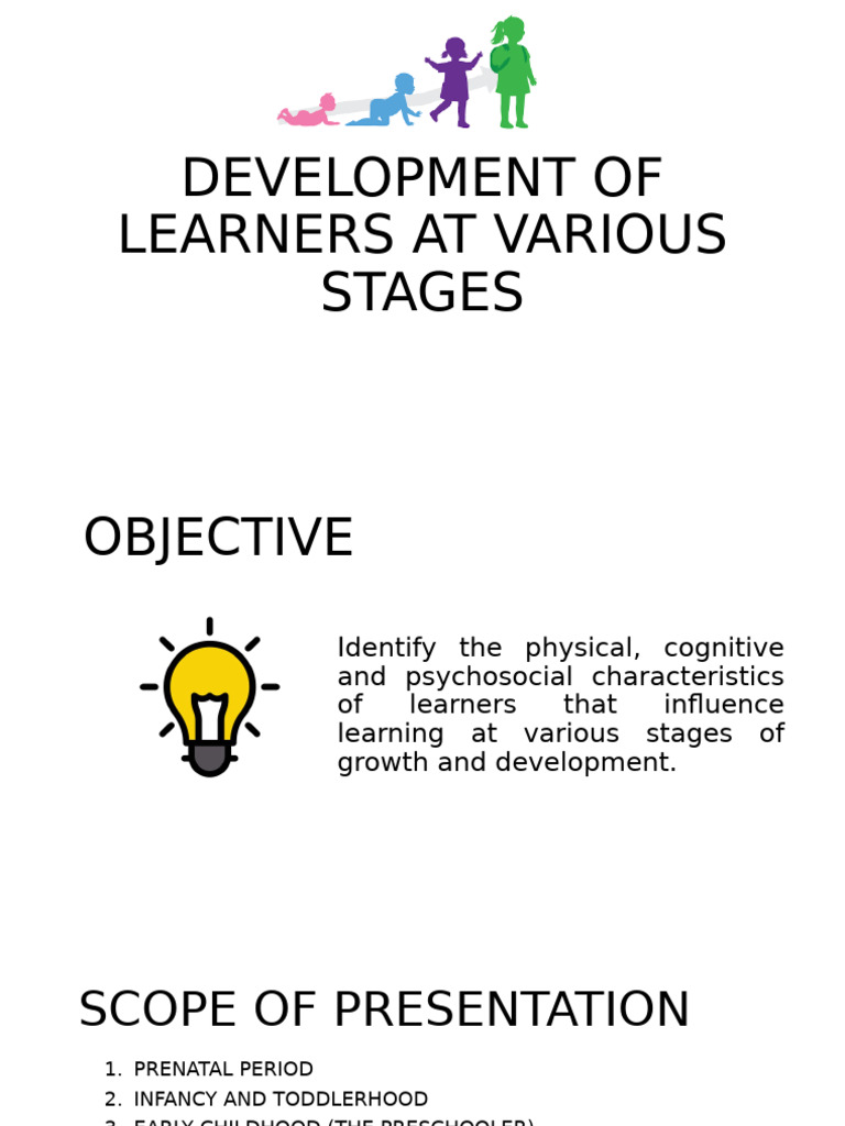 Development of Learners at Various Stages | PDF | Prenatal Development ...
