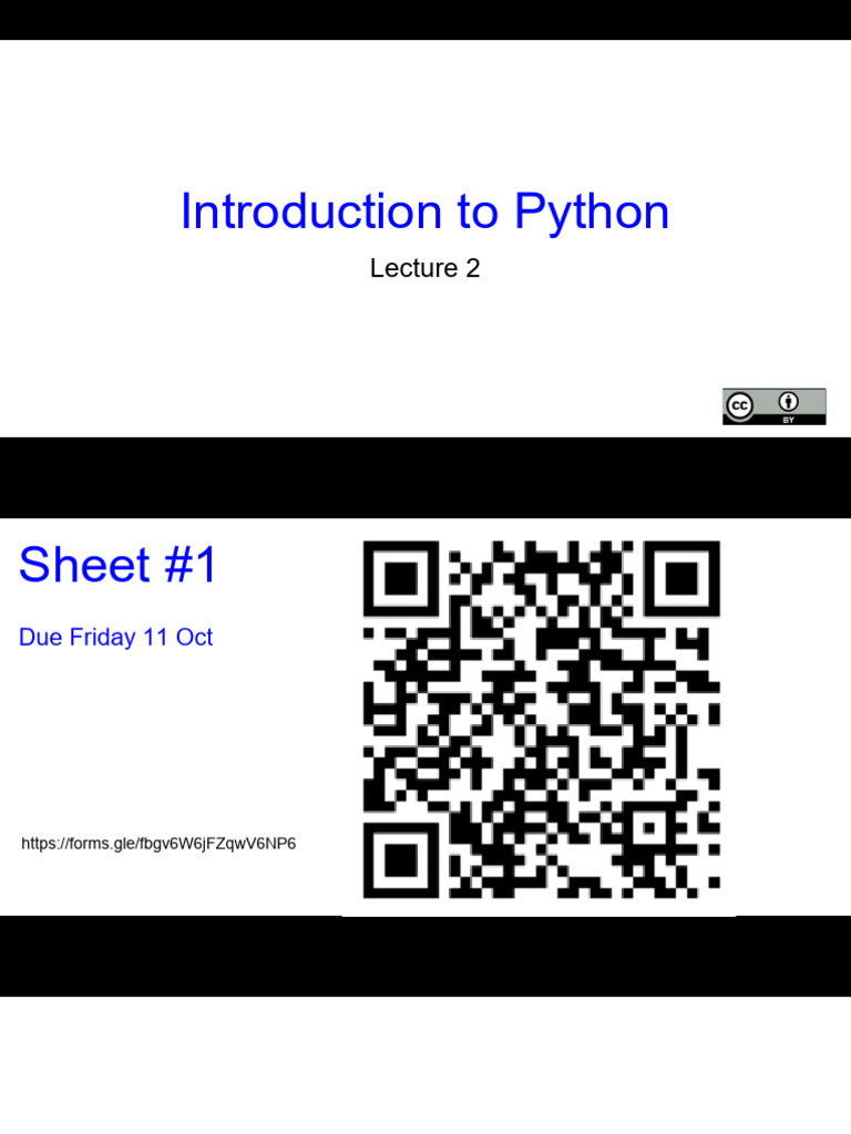 02 - Introduction To Python | PDF