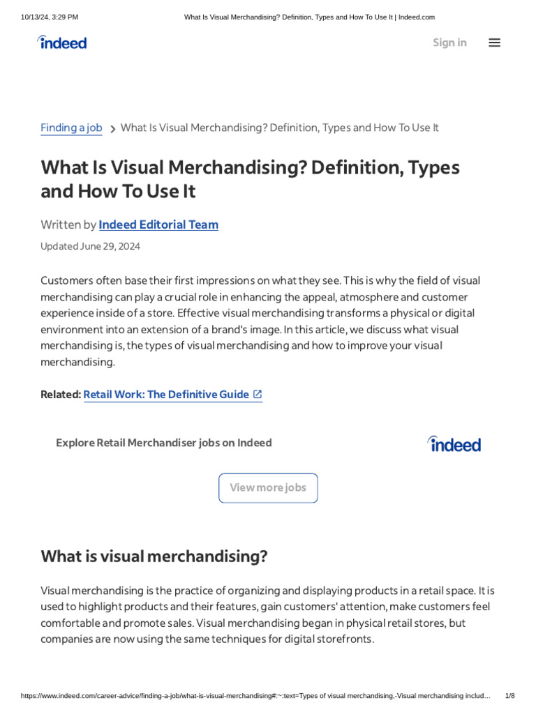 What Is Visual Merchandising - Definition, Types and How To Use It | PDF
