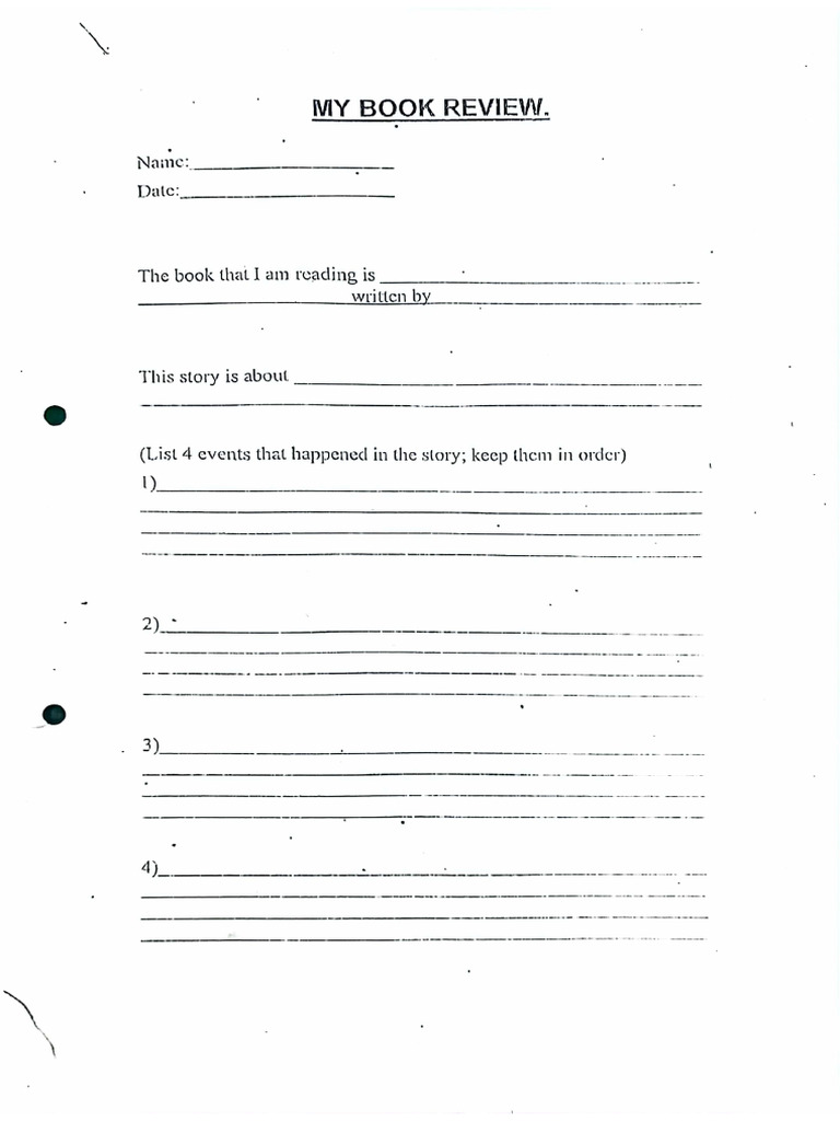 Book Review Format | PDF