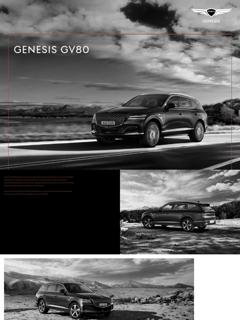 Genesis Gv80 Brochure Me En | PDF
