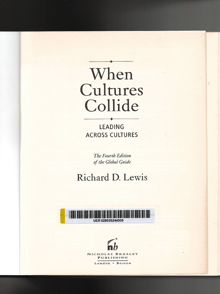 Lewis, 2018, When Cultures Collide | PDF