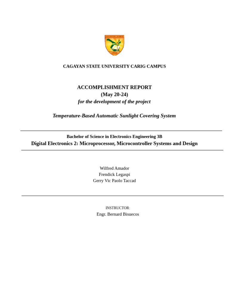 Accomplishment Report | PDF