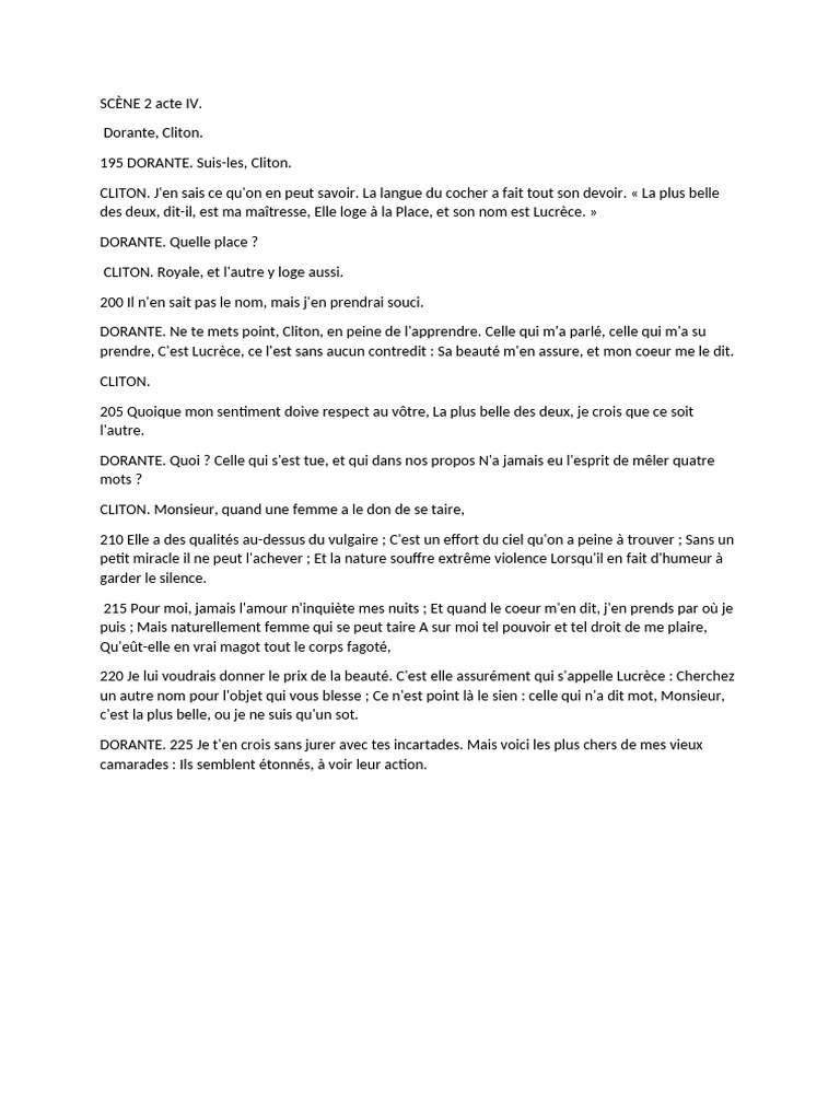 Acte 2 SCÈNE IV | PDF