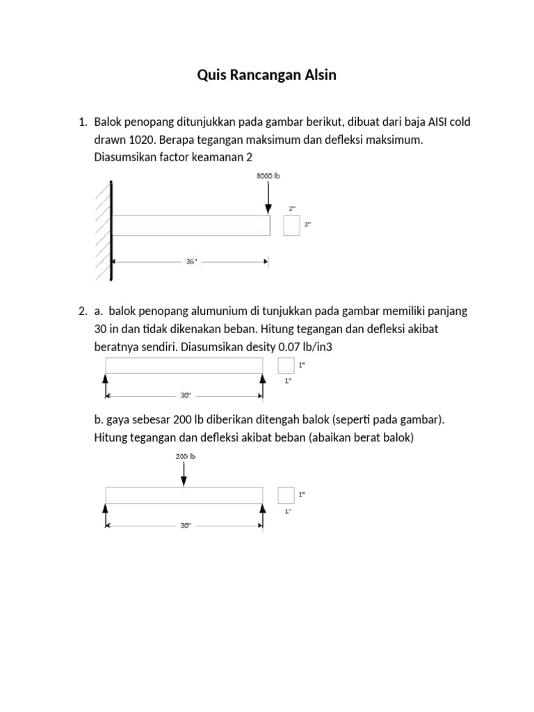 Quis Rancangan Alsin | PDF