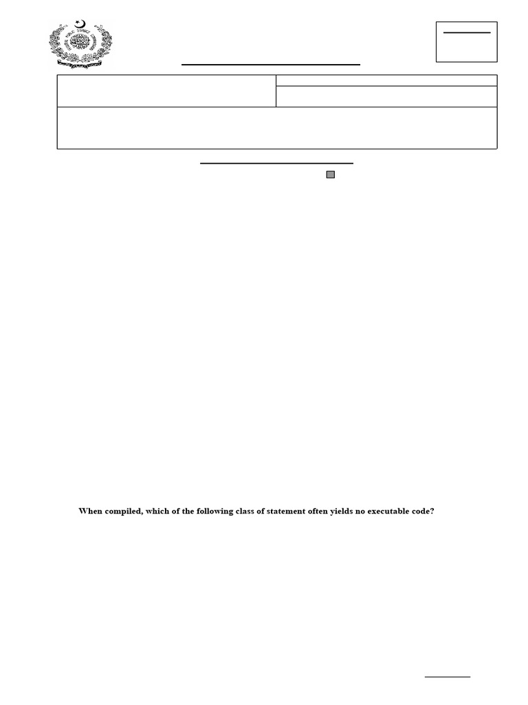 2024 06 27 05 06 15 Computer Science Paper 1 | PDF