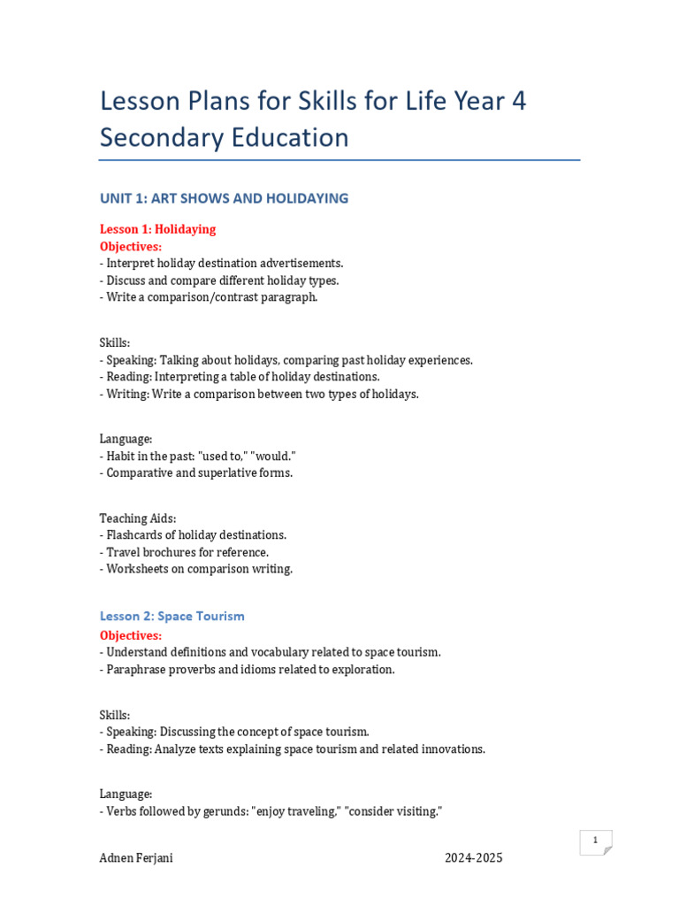 Year 4 Life Skills Lesson Plans | PDF | Consumerism | Essays