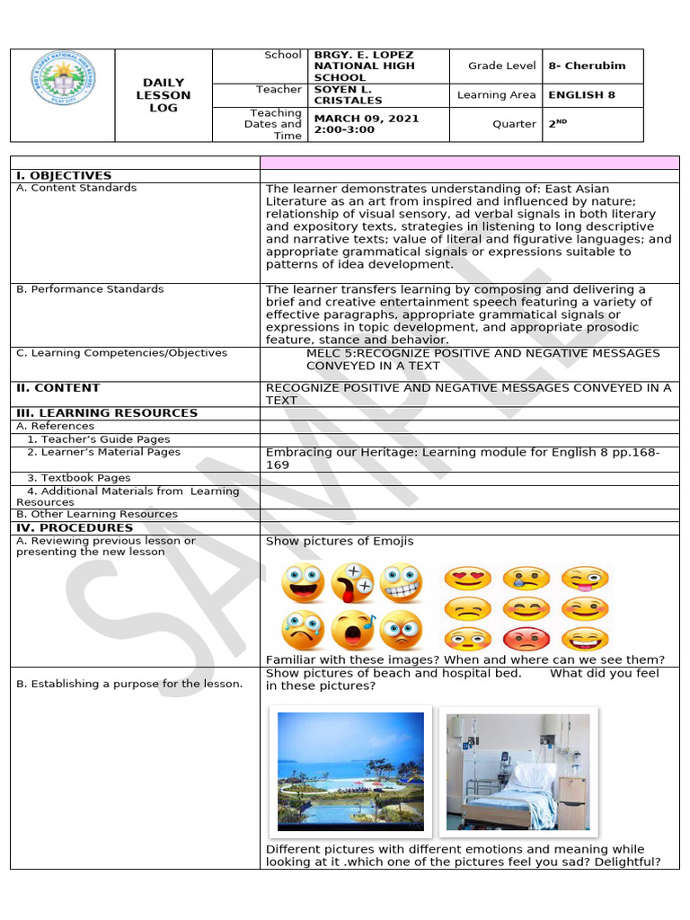 DLP English 2nd | PDF