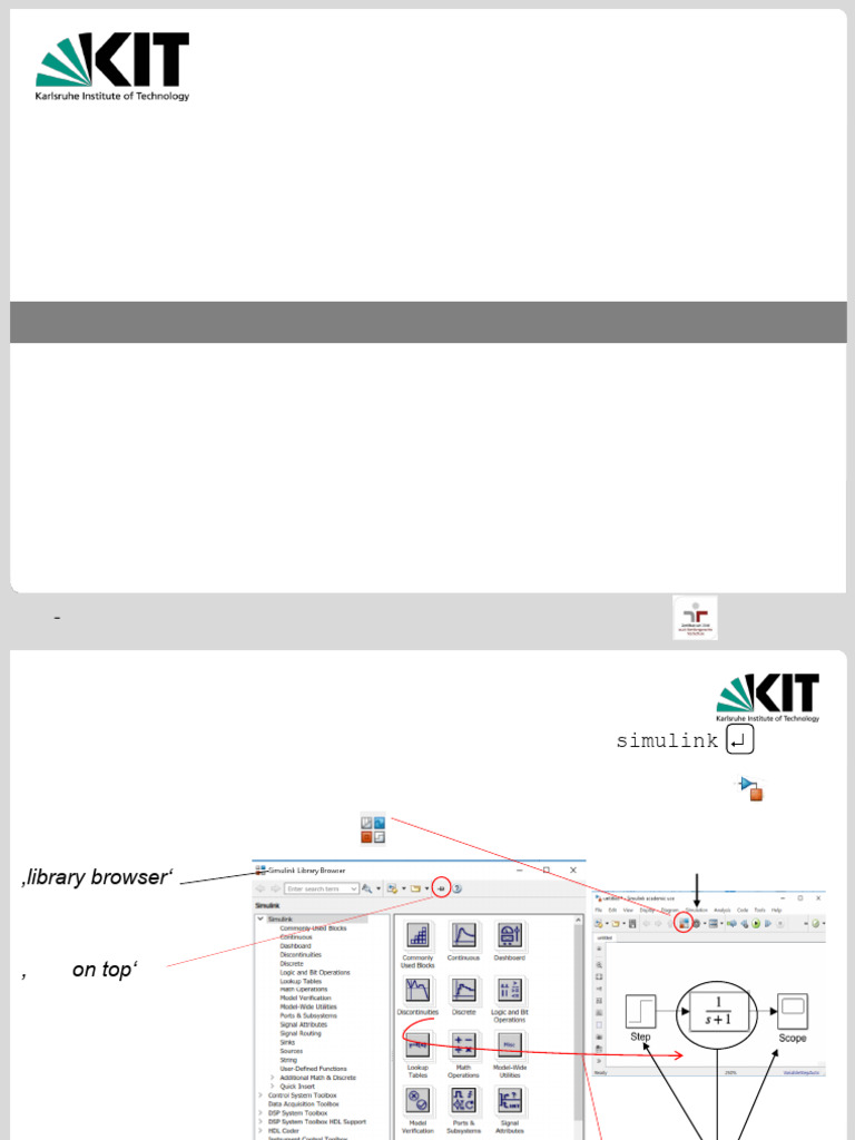 Einfuehrung in Simulink | PDF