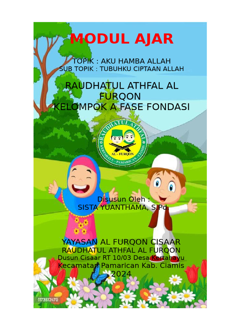 Cover Modul Ajar M1 | PDF