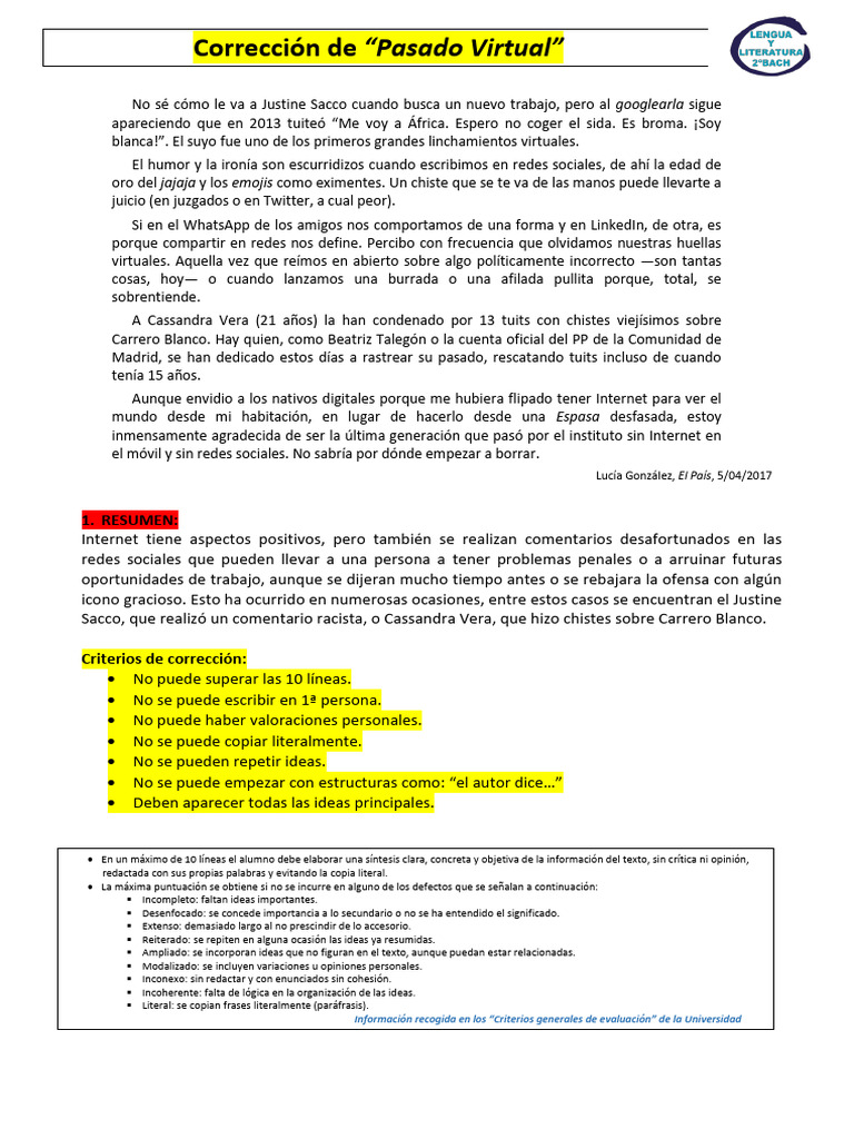 Modelo - Pasado Virtual | PDF