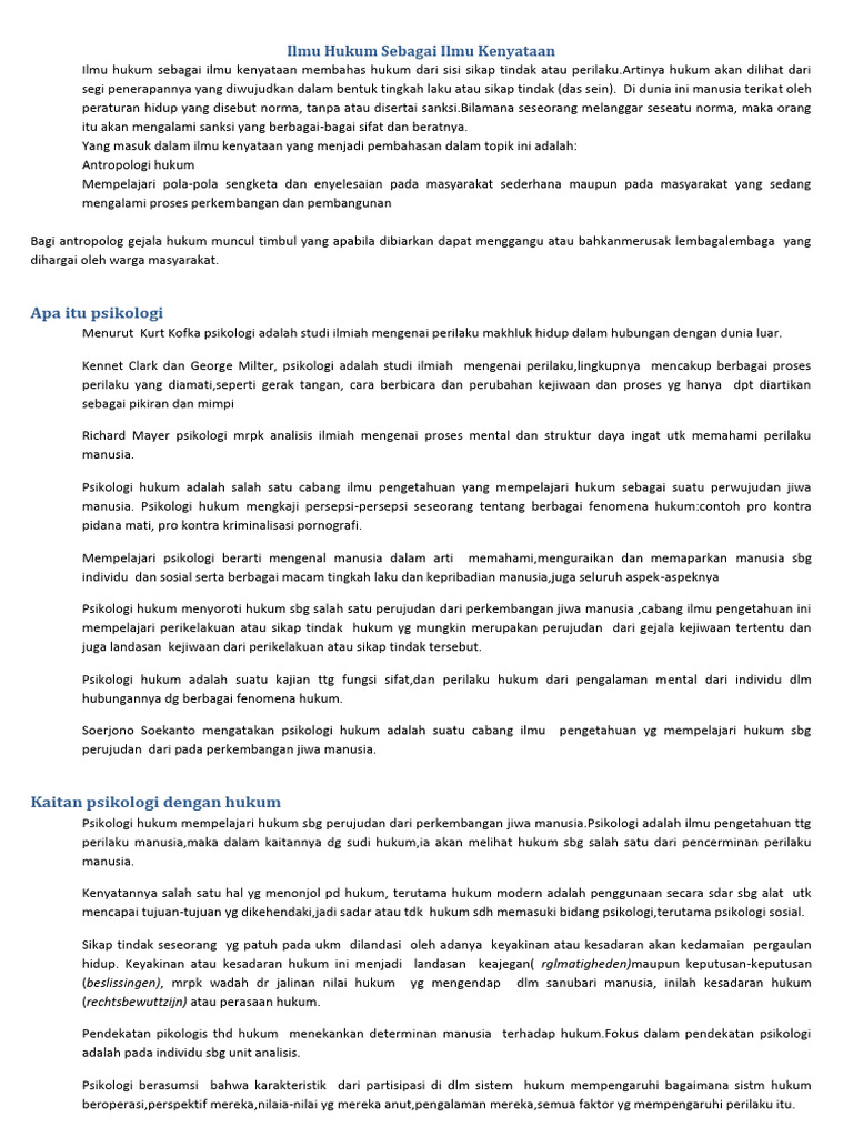 Materi PPT Pih | PDF