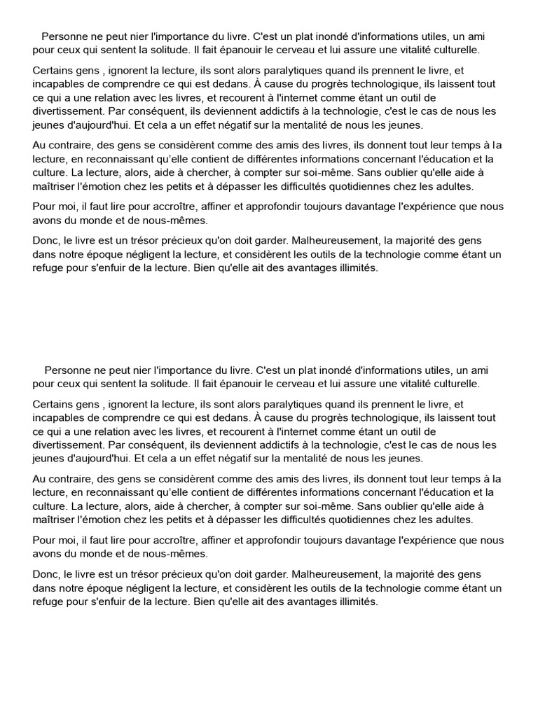 1 Texte Argumentatif | PDF