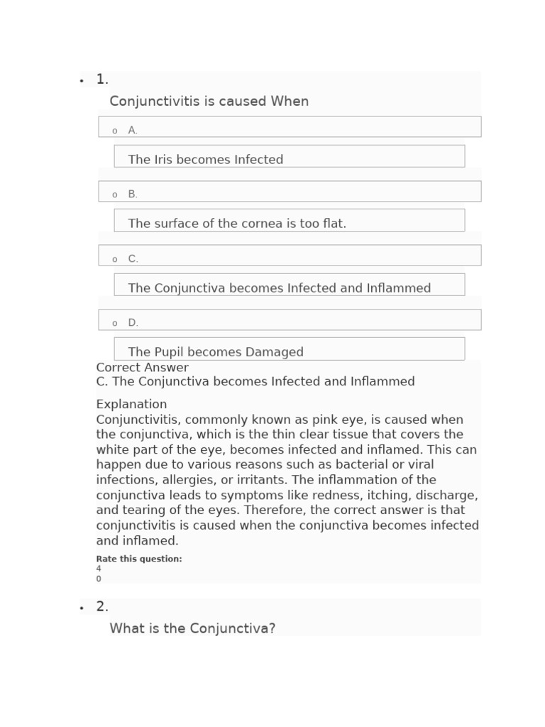 Conjunctivitis | PDF