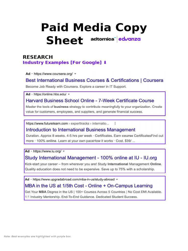 Paid Media Copy - Microcredentials v1 | PDF