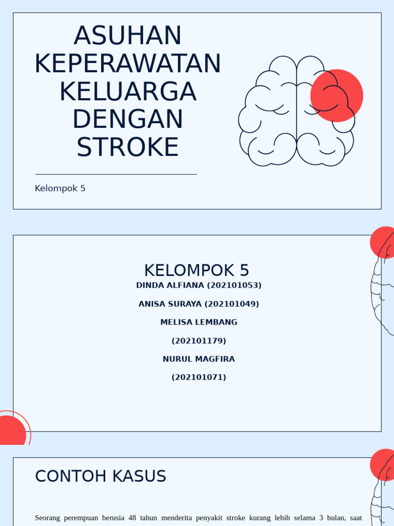Askep Keluarga Stroke - Kelompok 5 | PDF