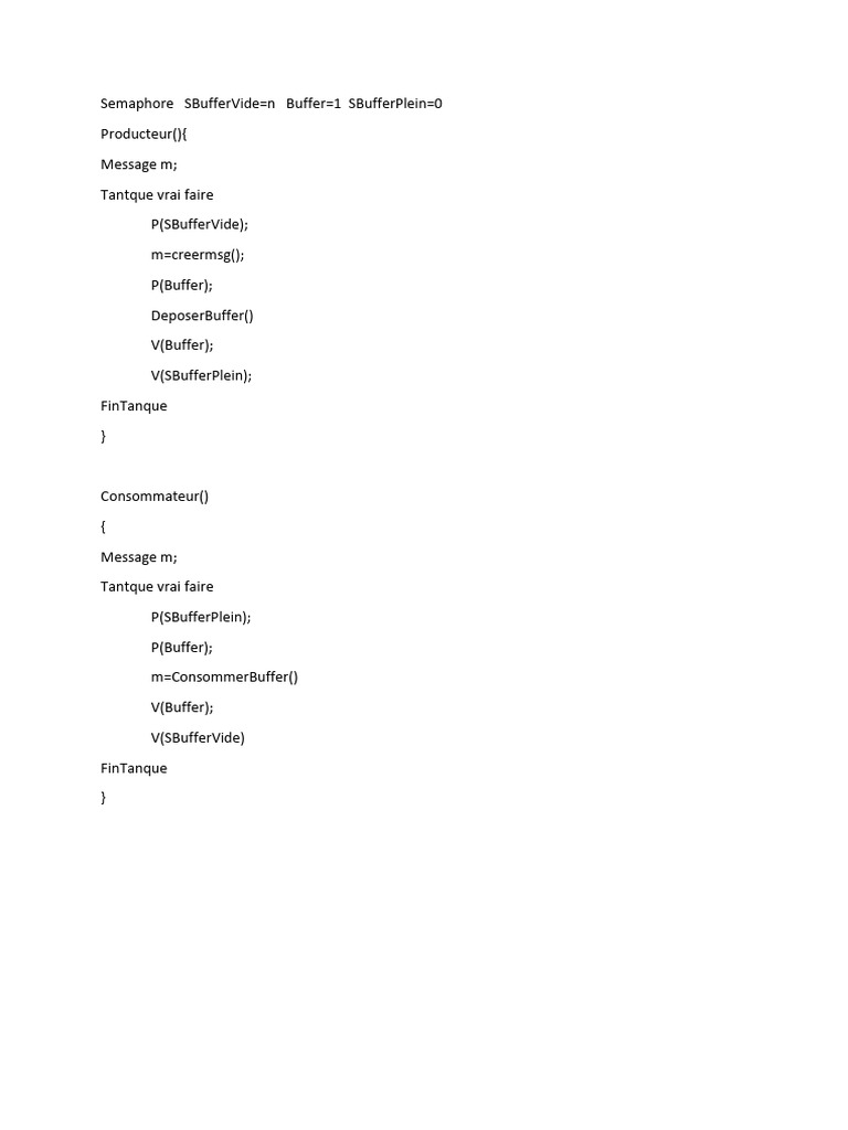 Semaphore | PDF