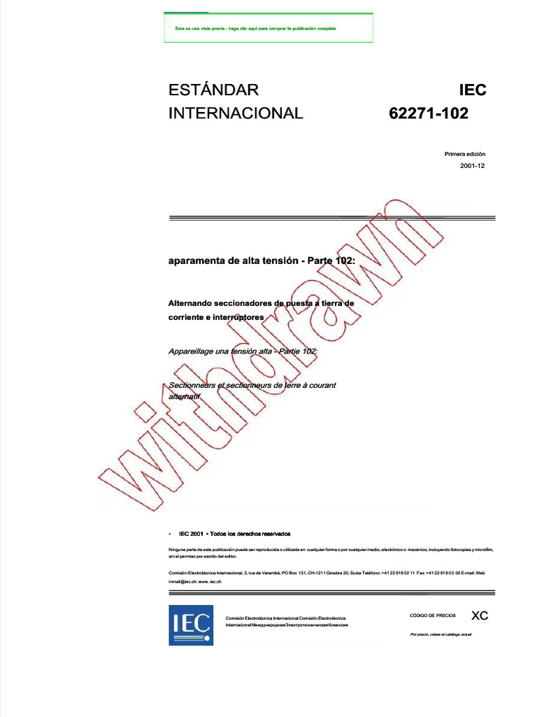 PDF Iec 62271 102 Esp Compress | PDF